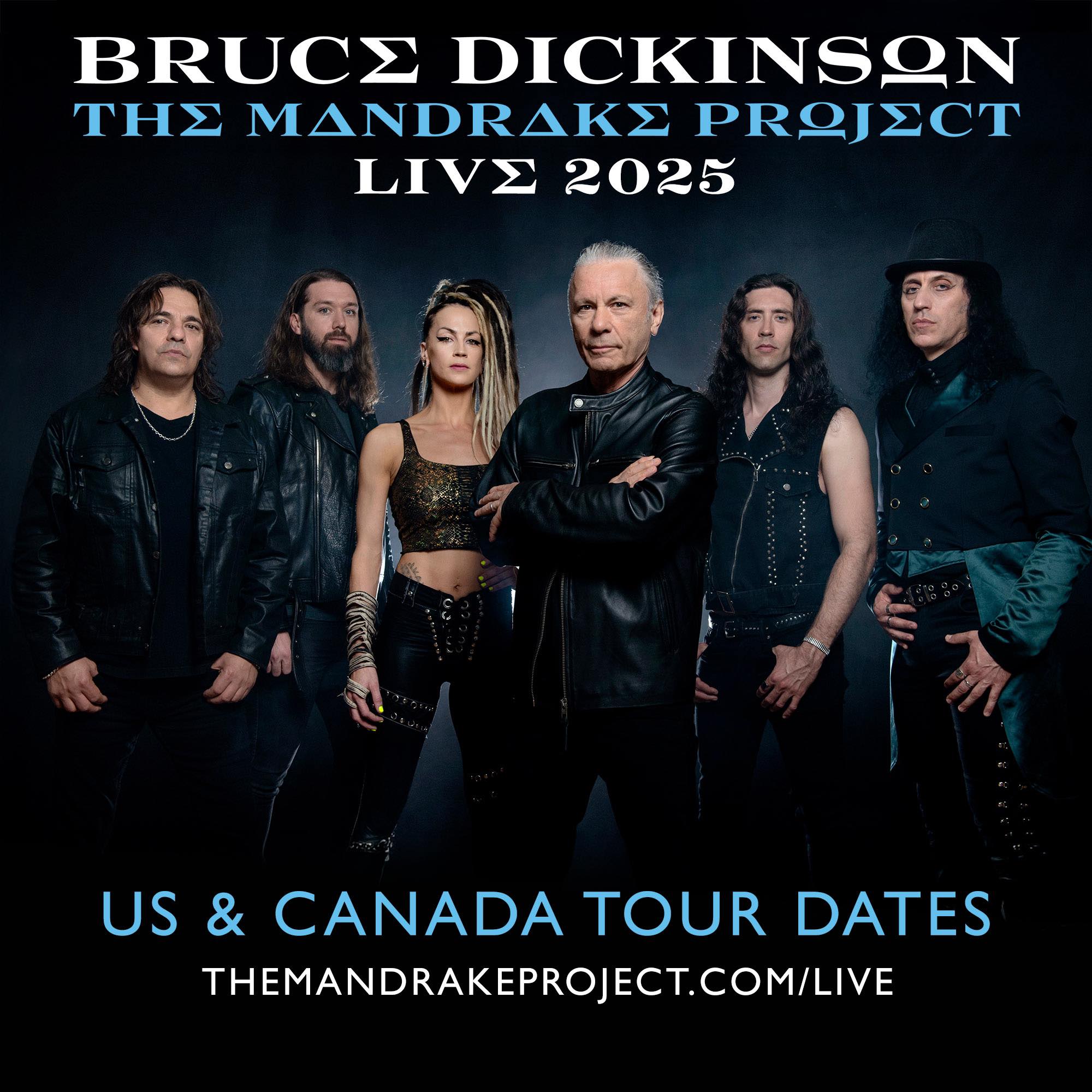 Bruce Announces The Mandrake Project North American Tour 2025 - Hell on ...